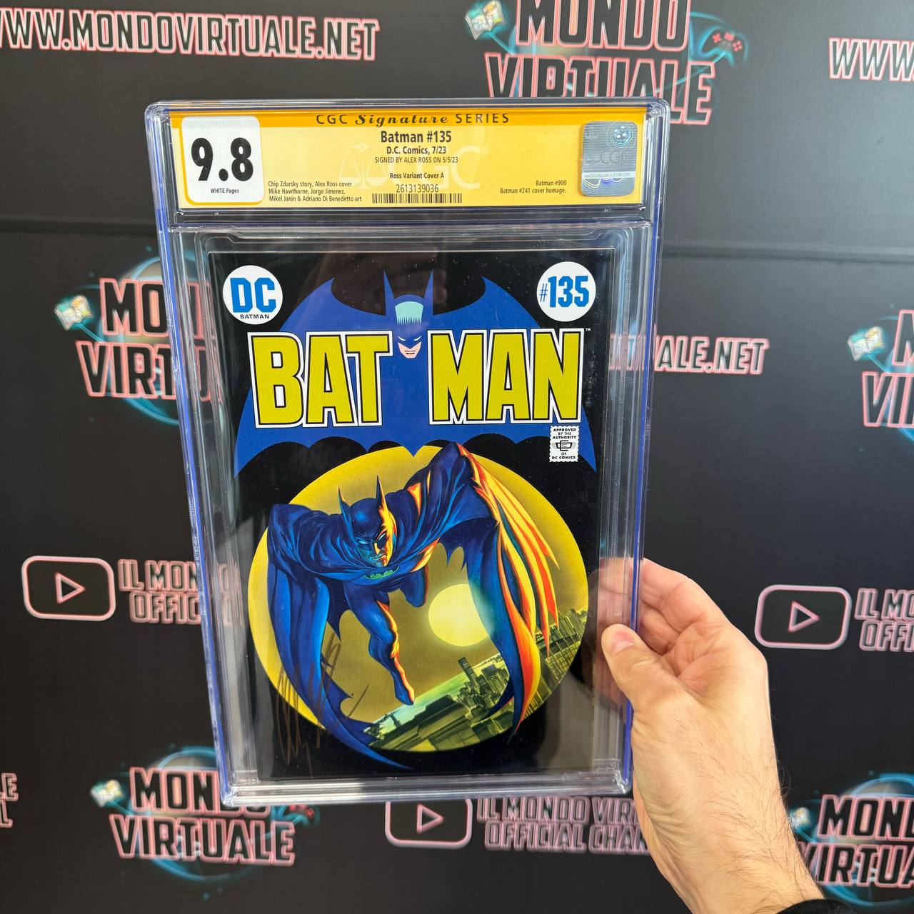 Batman #135 CGC Comics 9.8 Ross Variant Cover A firmato Alex Ross – Dc ...