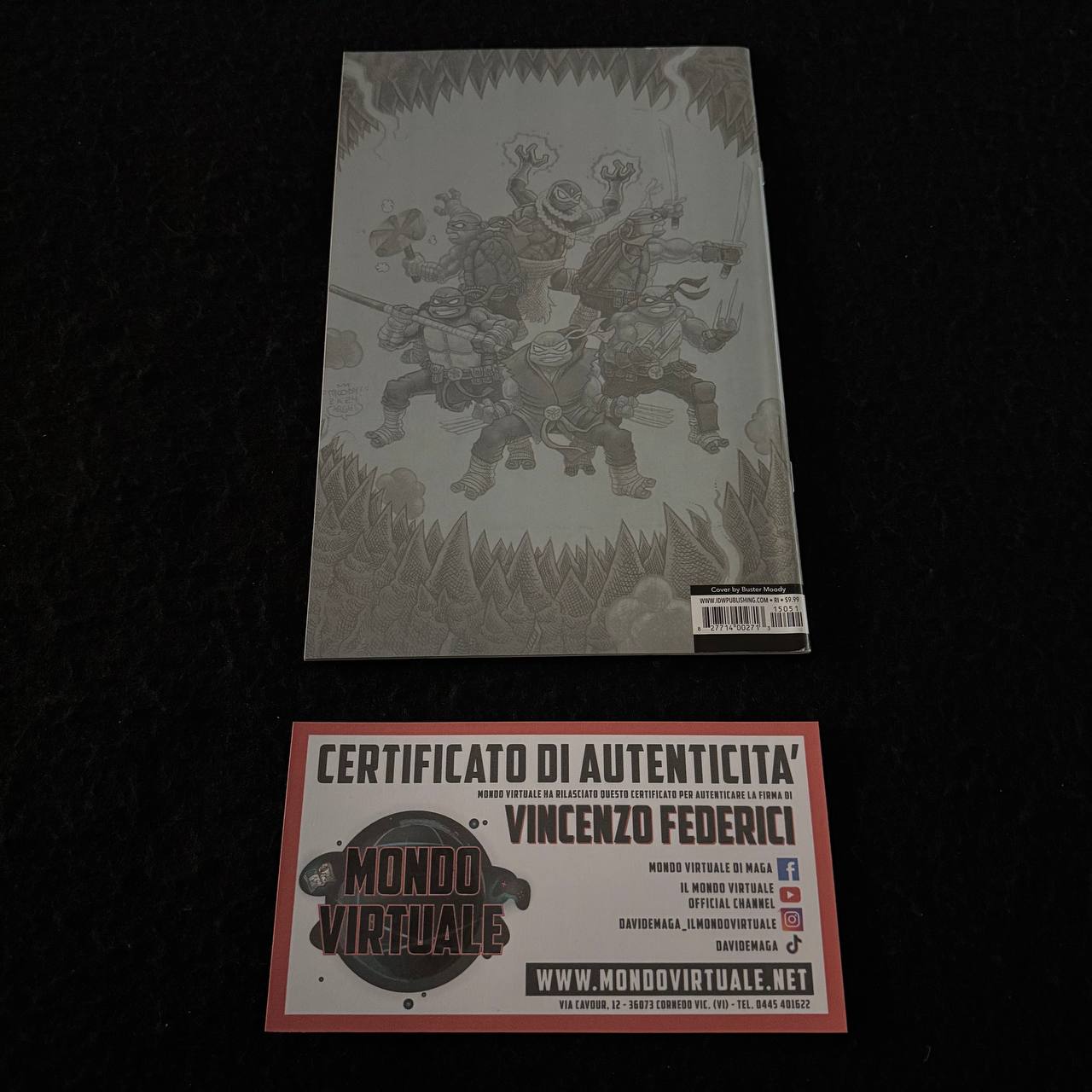 Teenage Mutant Ninja Turtles #150 Cover RI 1:10 – firmato da Vincenzo ...