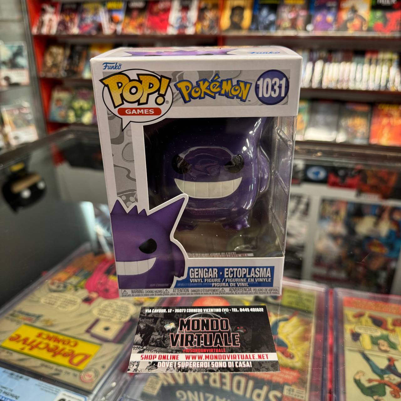 Funko Pop 1031 Gengar – Pokémon – Pokemon – Nintendo – MONDO VIRTUALE